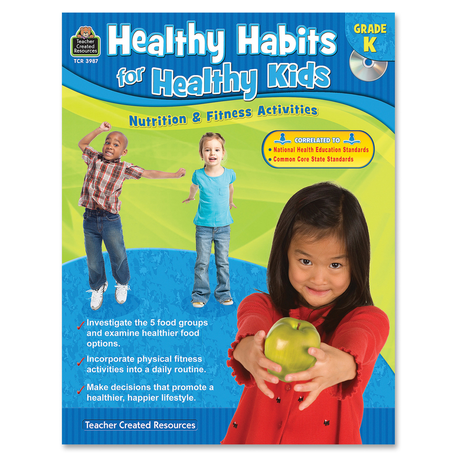 Teacher Created Resources Gr K Healthy Habits Workbook Printed ...