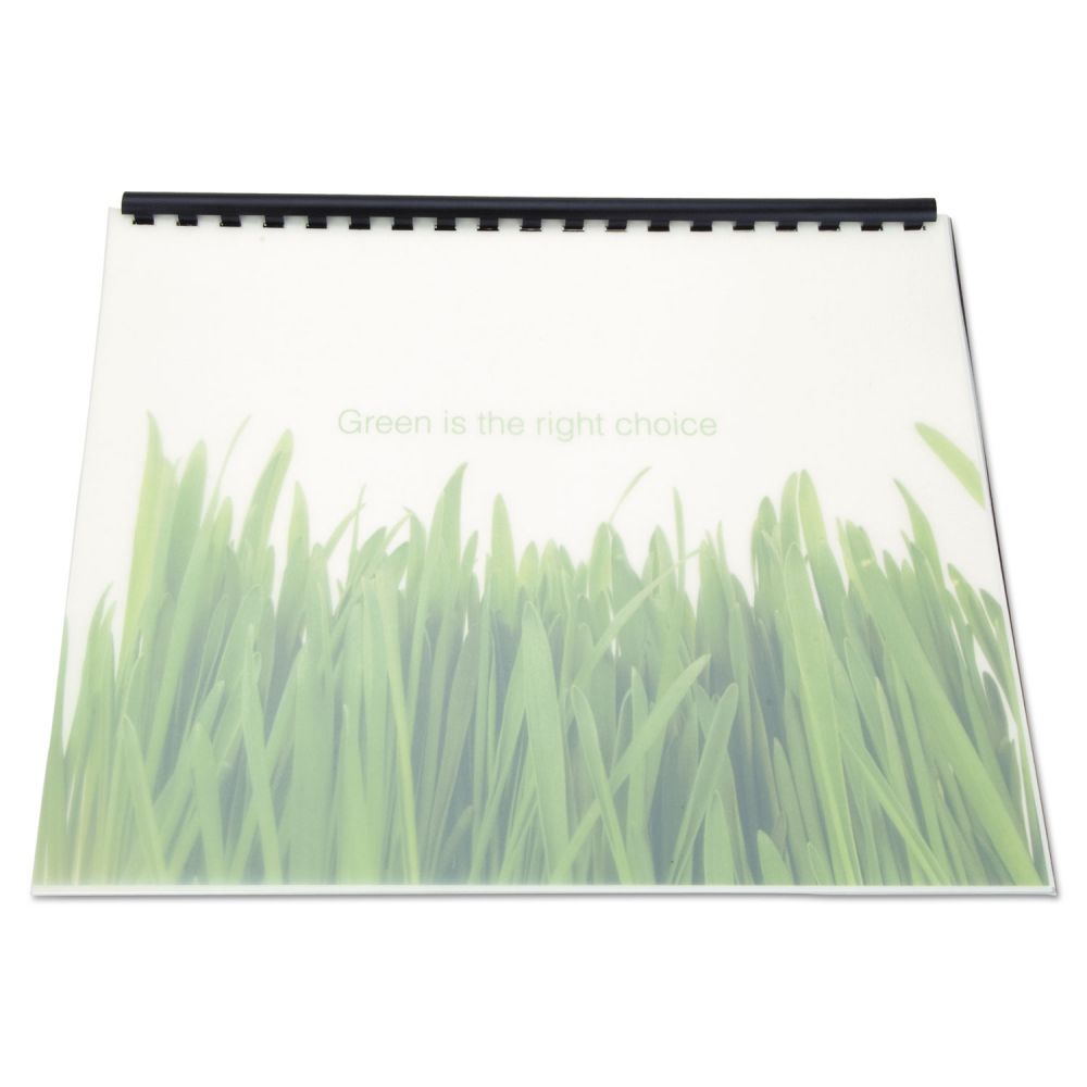 GBC 100% Recycled Poly Binding Cover, Plastic, Square Corners, 11 x 8.5 ...