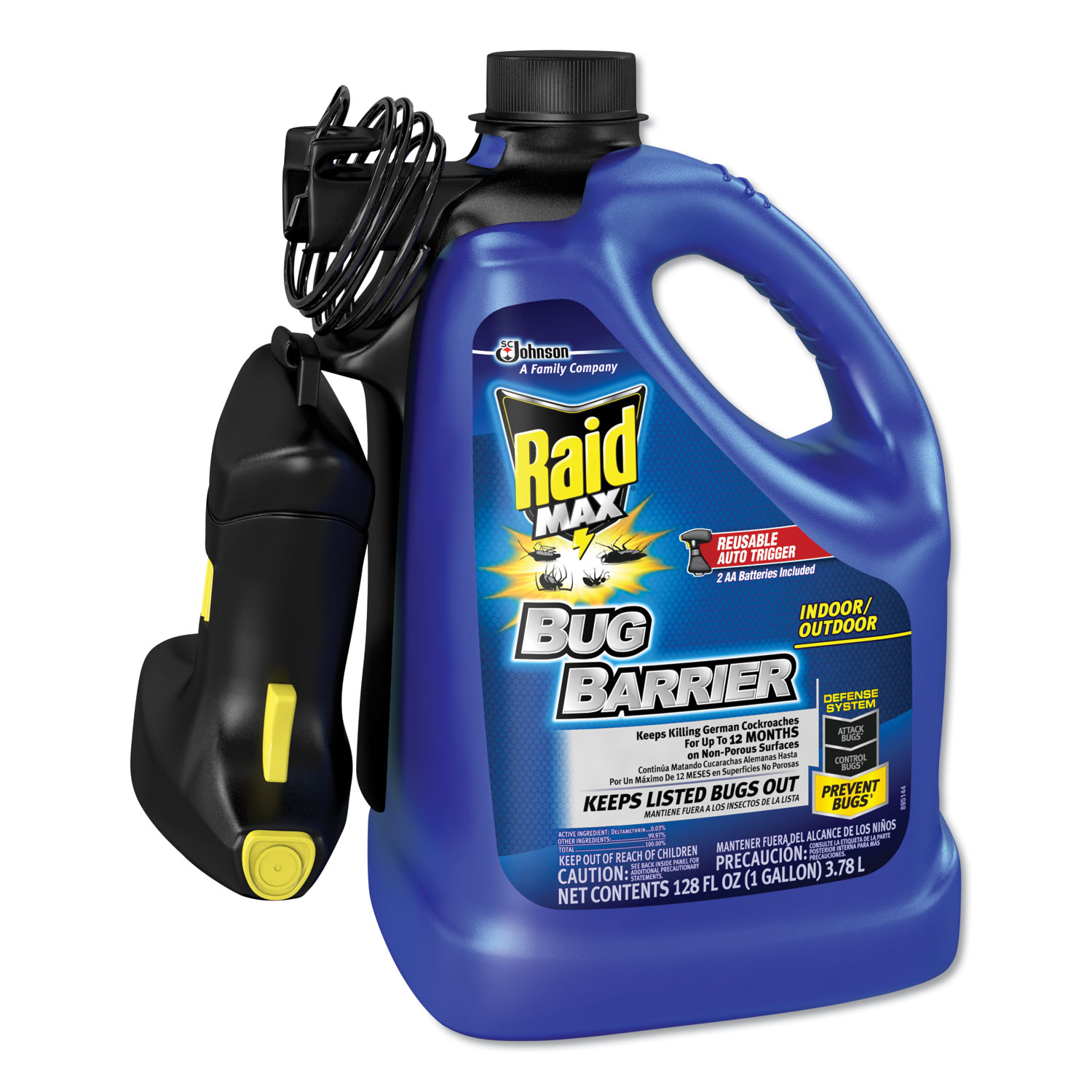 Raid Max Bug Barrier, 128 oz Bottle | OfficeSupply.com