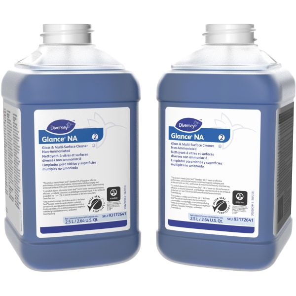 Glance Glass & Multi-Surface Cleaner, 2.5 L, Case Of 2 Bottles ...