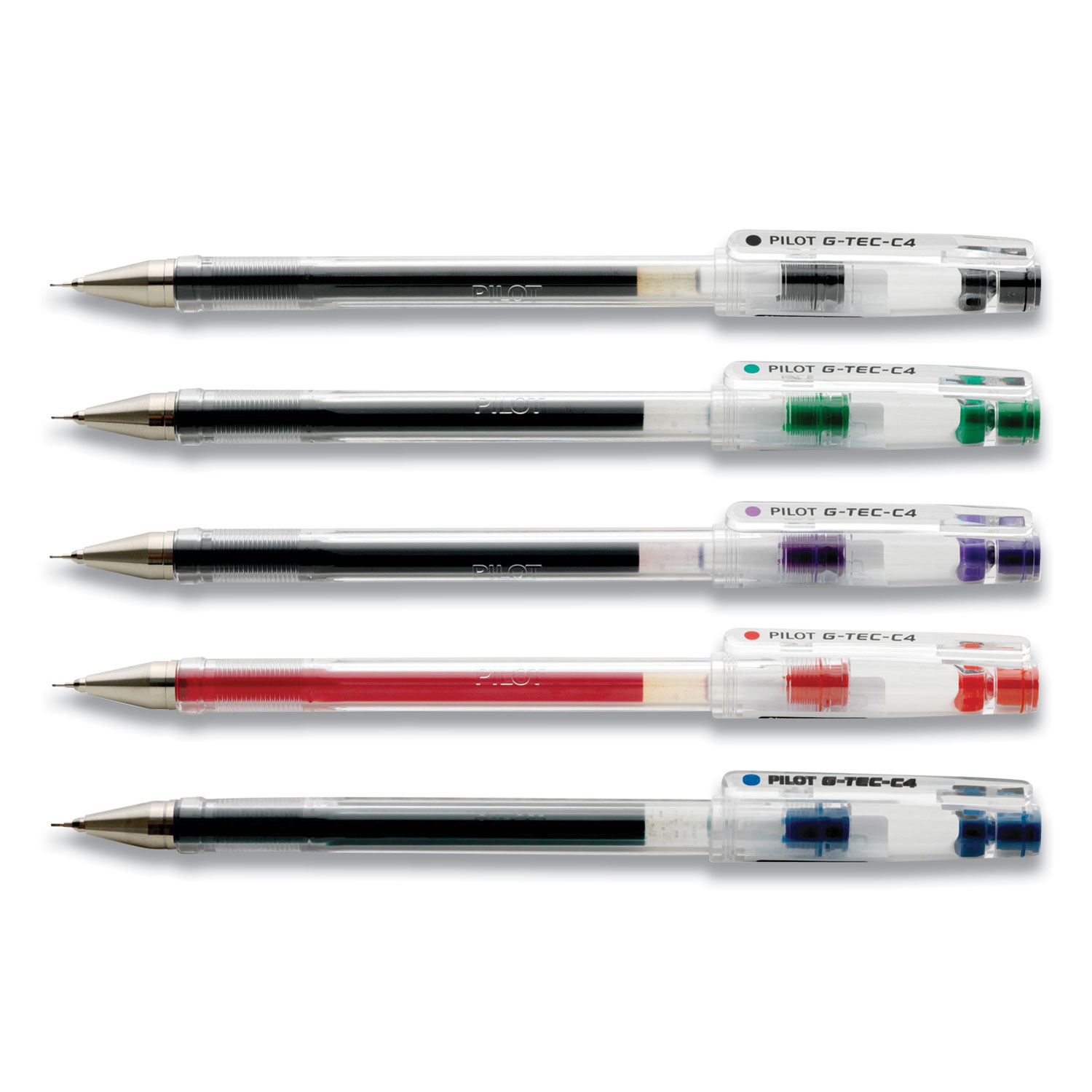 Pilot G-TEC-C Ultra Gel Pen, Stick, Extra-Fine 0.4 mm, Assorted Ink ...