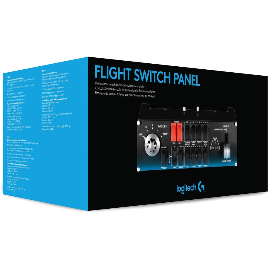 Logitech G Flight Switch Panel Professional Simulation Switch ...