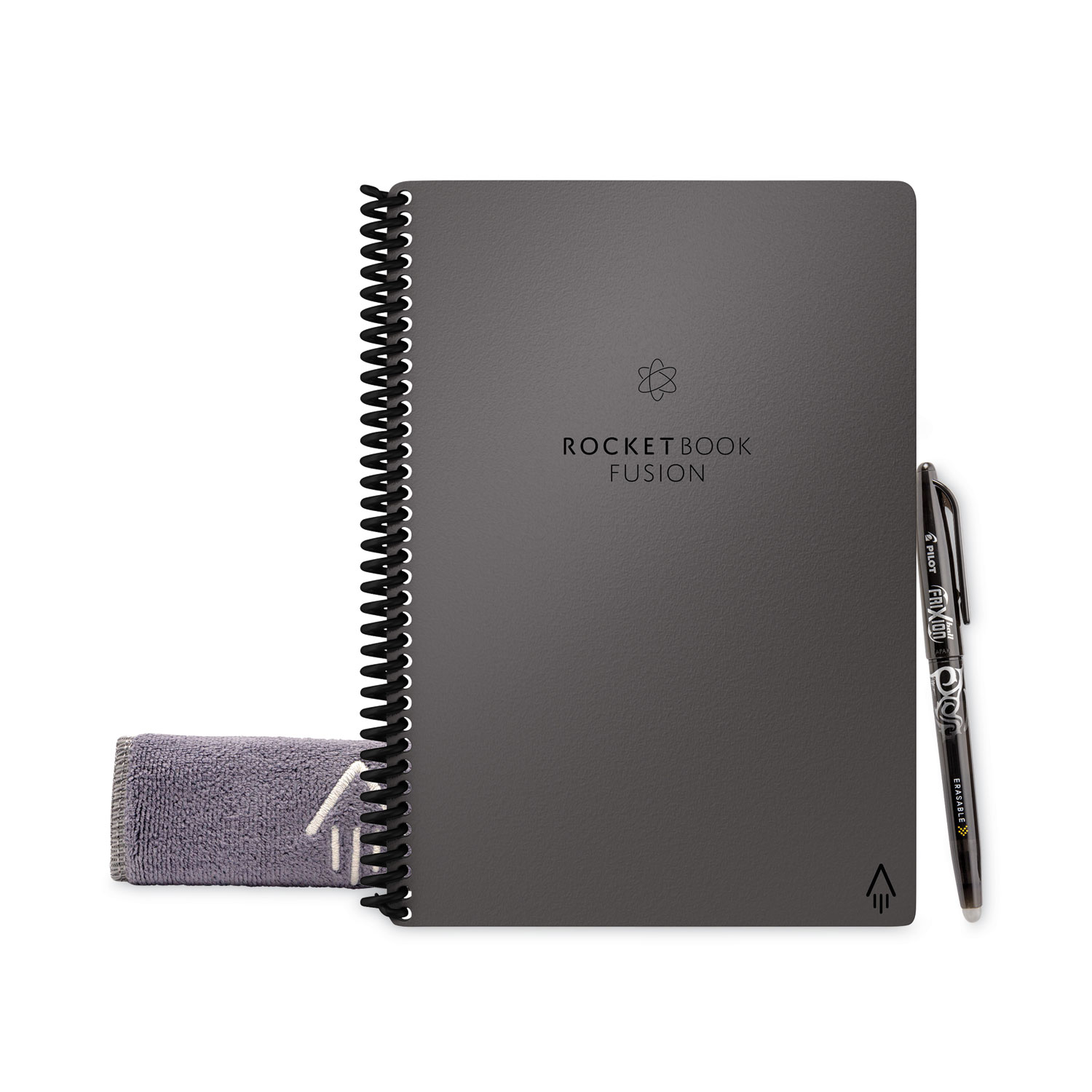 Rocketbook Fusion Smart Notebook Seven Assorted Page Formats Gray Rocketbook Fusion Smart Notebook Seven Assorted Page Formats Gray