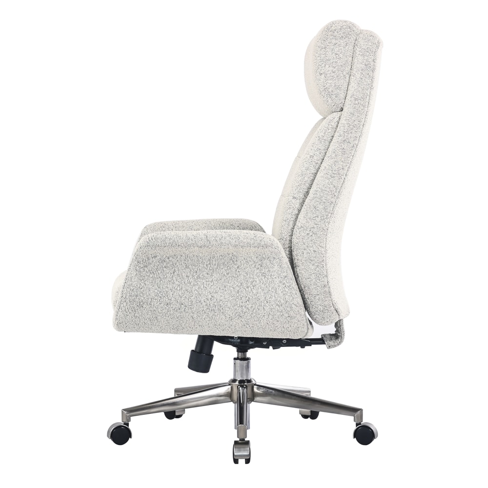 Modern Comfort Pizana Bouclé Fabric High-Back Executive Office Chair ...