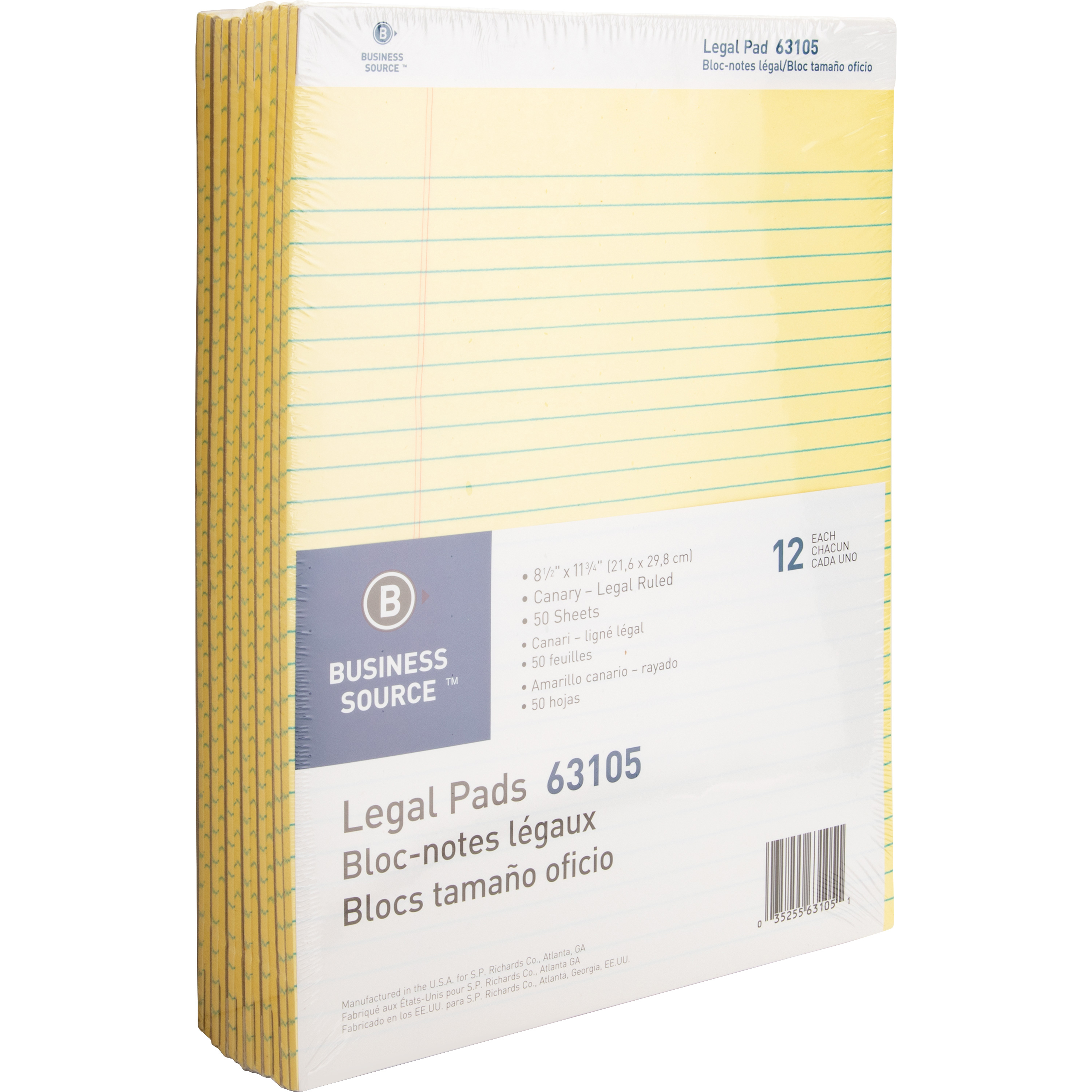 Business Source Letter Size Legal Pads OfficeSupply Business Source Letter Size Legal Pads OfficeSupply