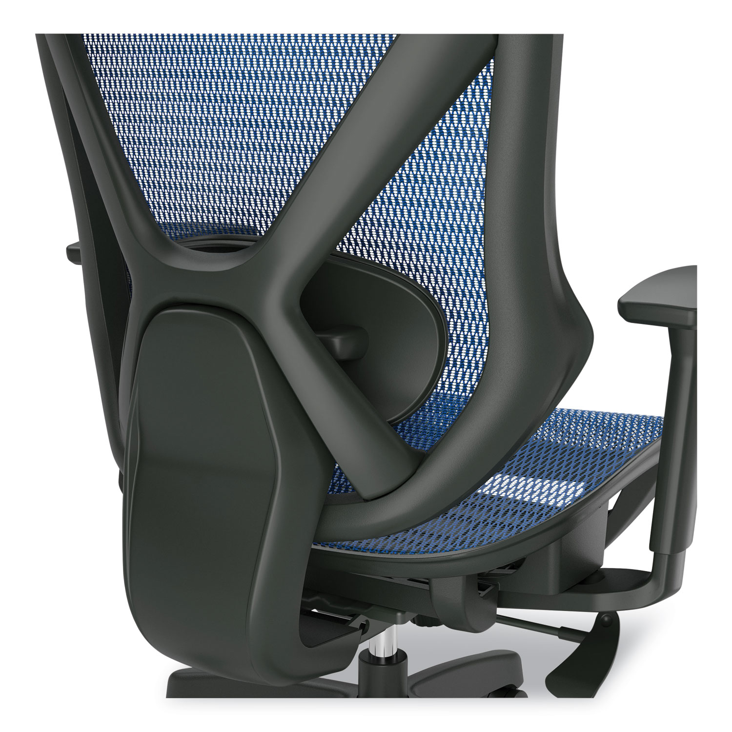 Staples Dexley Mesh Task Chair, Supports Up to 275 lb, Blue Seat/Back ...