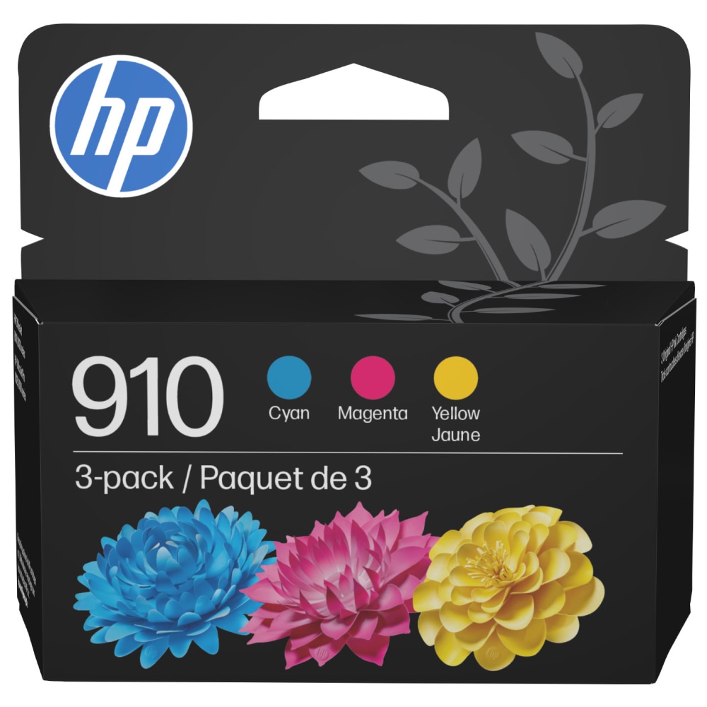 Original HP 910 Cyan, Magenta, Yellow Ink Cartridges 3-pack|For HP ...