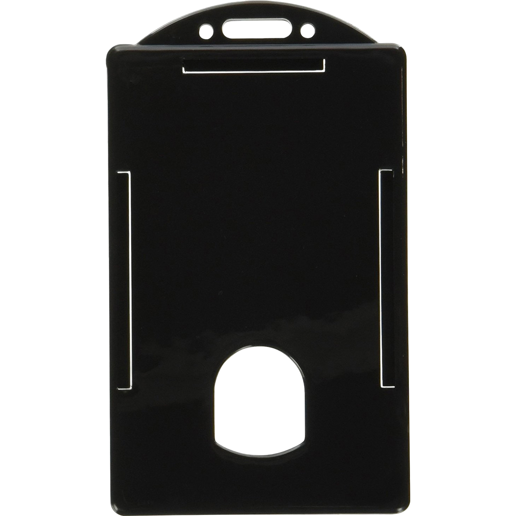 SICURIX Sicurix Badge/Card Holder, 4 x 2 9/10, Black, 25/Pack ...