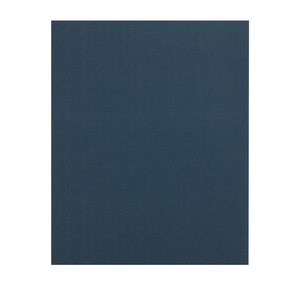2-Pocket Paper Folders, Dark Blue, Pack of 25 | OfficeSupply.com