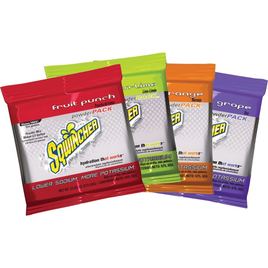 Sqwincher Powder Pack Concentrated Activity Drink, Assorted, 23.83 oz ...