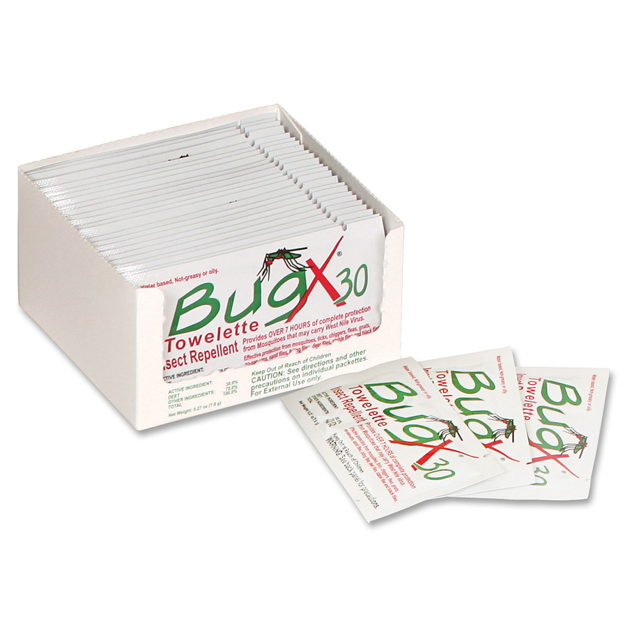BugX Bug X Insect Repellent Towelette | OfficeSupply.com