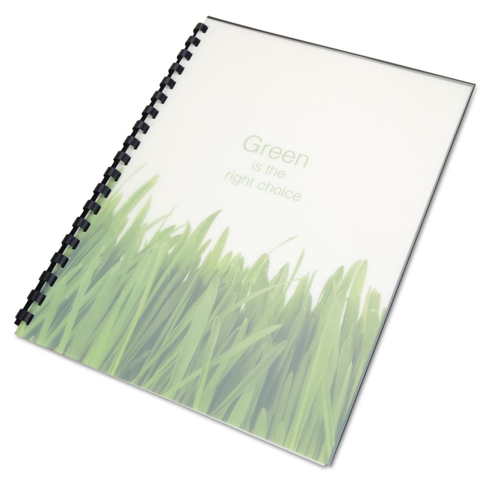 GBC 100% Recycled Poly Binding Cover, Plastic, Square Corners, 11 x 8.5 ...