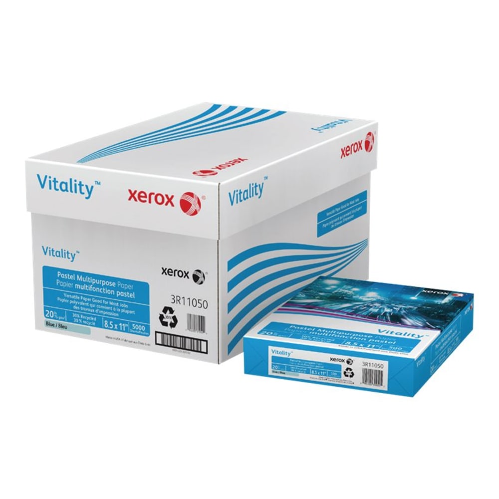 Xerox Vitality Pastel Color Multi-Use Printer & Copy Paper, 400 Reams ...