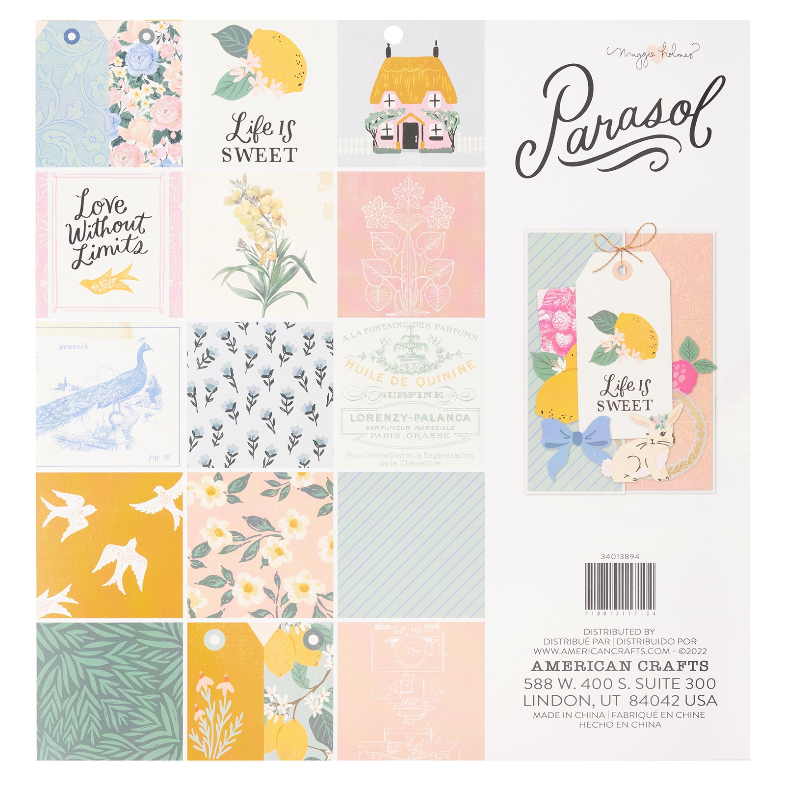 American Crafts Single-Sided Paper Pad 12"X12" 48/Pkg | OfficeSupply.com