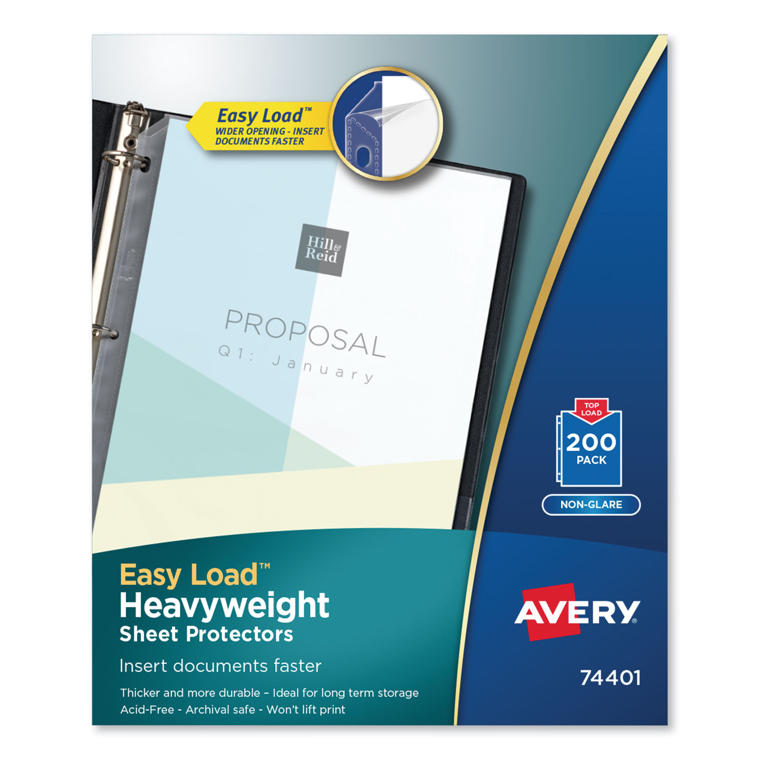 Avery Top-Load Poly Sheet Protectors, Letter, Heavyweight, Nonglare ... Avery Top-Load Poly Sheet Protectors, Letter, Heavyweight, Nonglare ...