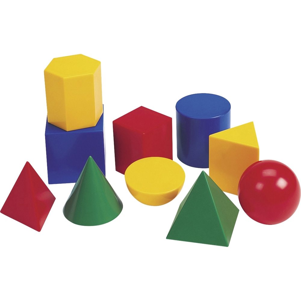 Learning Resources Shape Manipulatives, Large Geometric Shapes, Set Of ...
