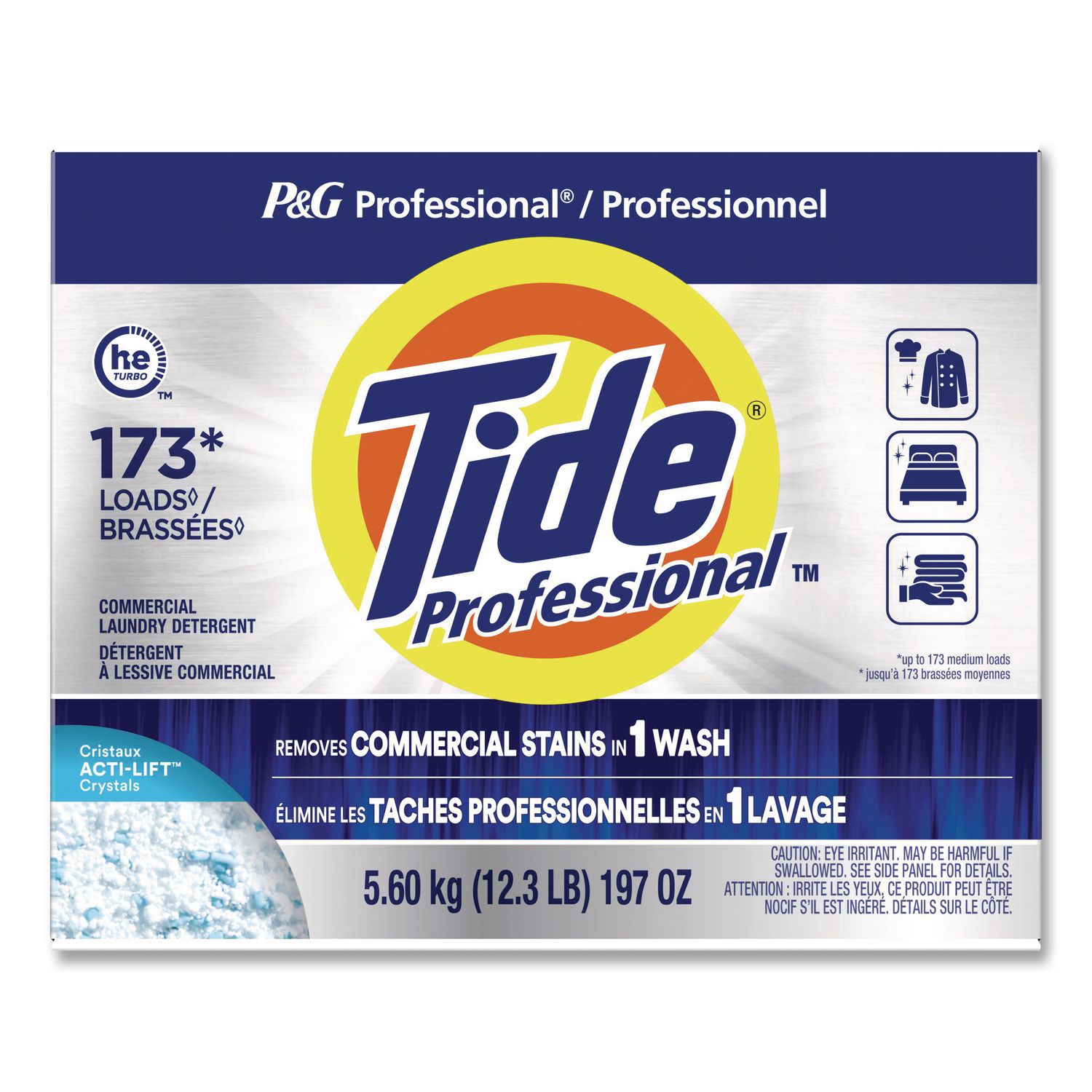 Tide PRO Commercial Powder Laundry Detergent, HE Compatible, 173 Loads ...