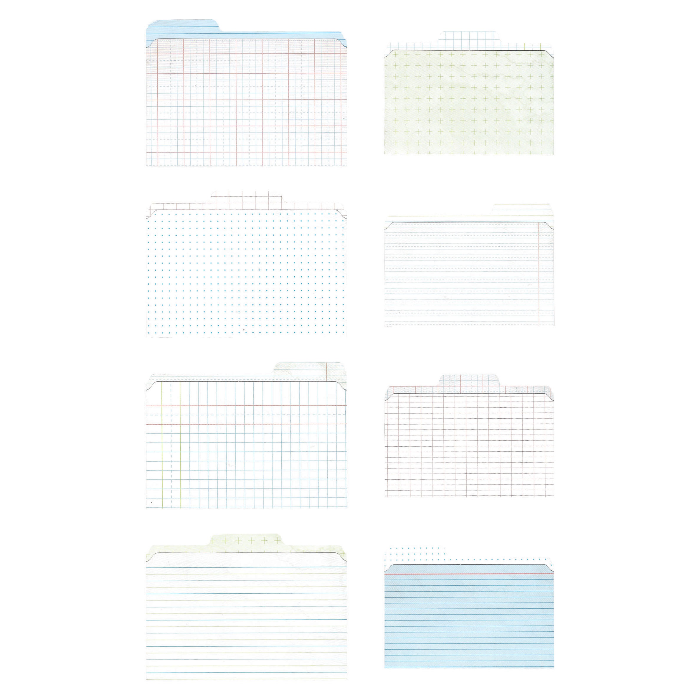 Idea-Ology Mini File Folders 8/Pkg | OfficeSupply.com