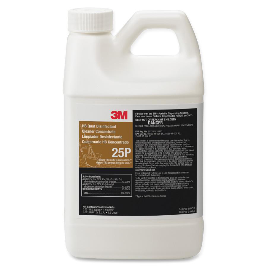 3M HB Quat Disinfectant Cleaner Concentrate | OfficeSupply.com