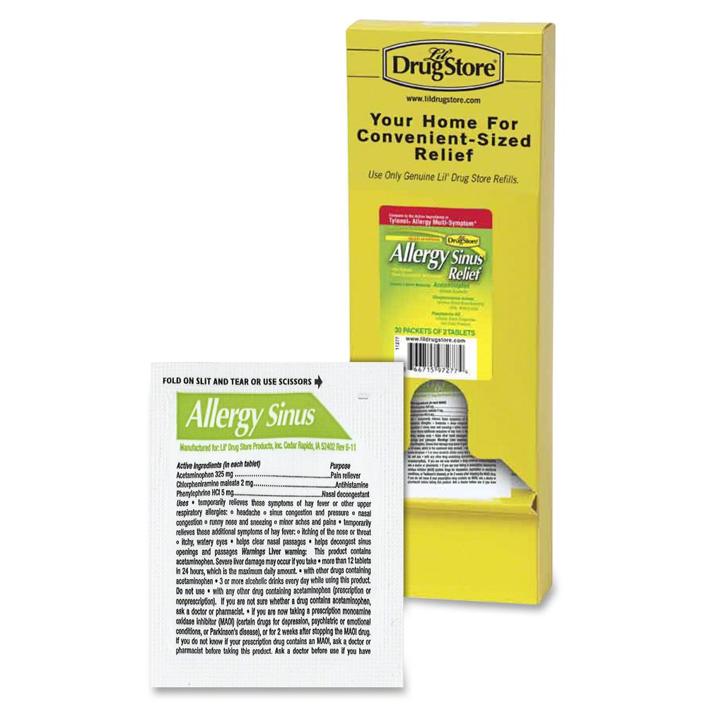 Lil' Drugstore Allergy Sinus Relief | OfficeSupply.com