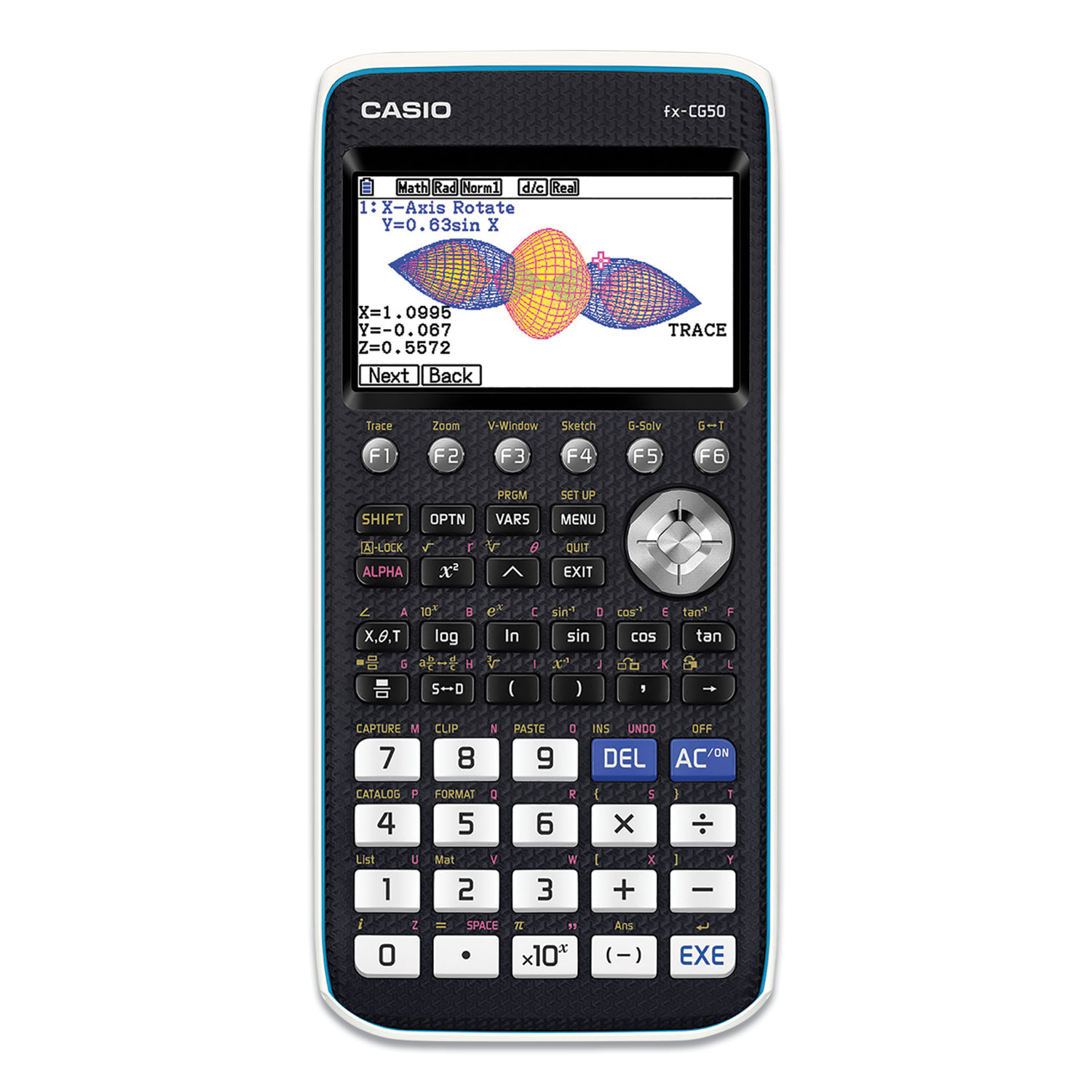 Casio FX-CG50 PRIZM Color Graphing Calculator, 21-Digit LCD, Black ...