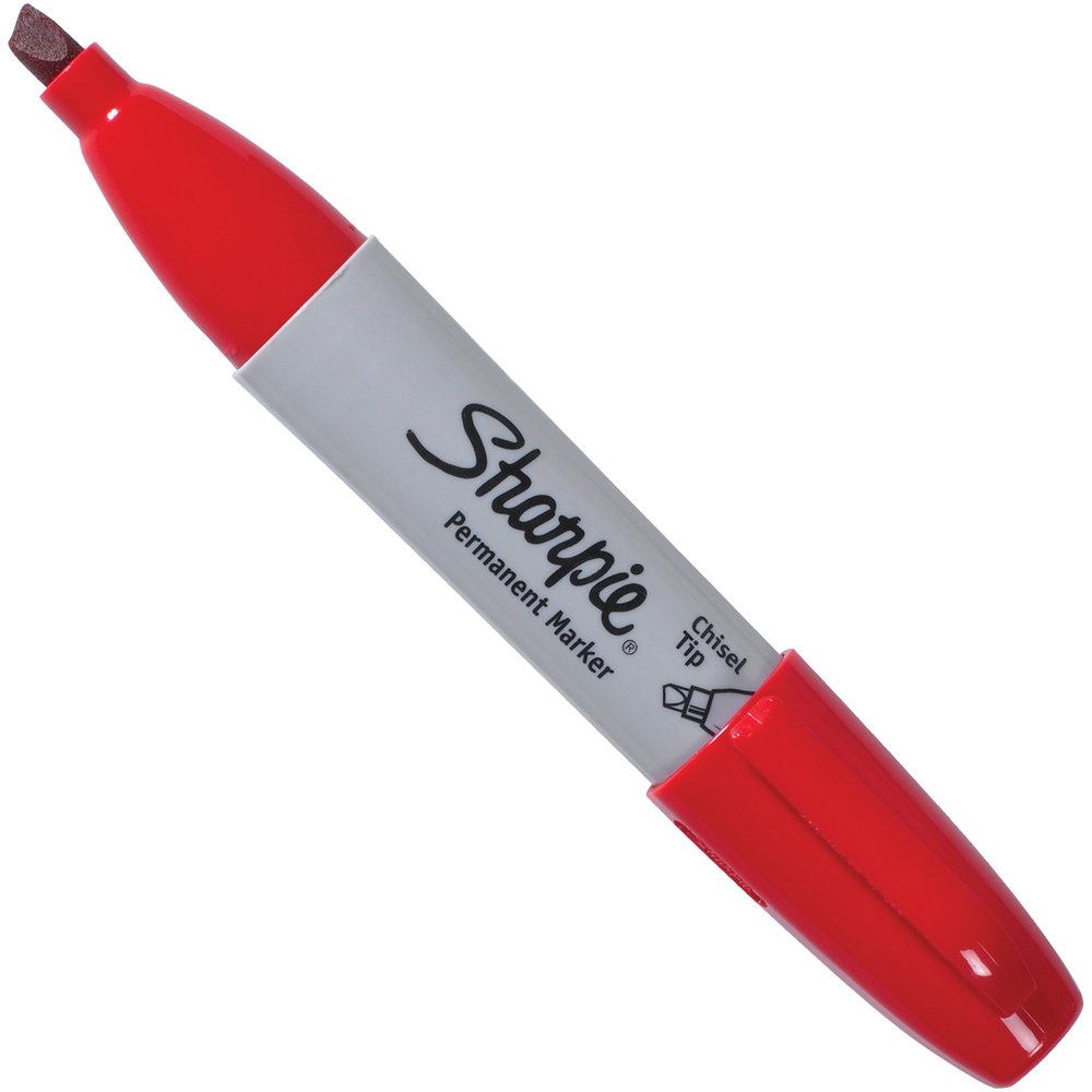 Red Sharpie Chisel Tip Markers - BOXMK411RD | OfficeSupply.com