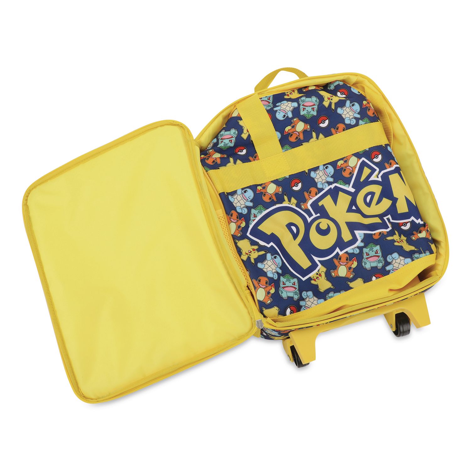Bioworld Three-Piece Pokemon Carry-On Luggage Set, 11.75 x 6 x 14 ...