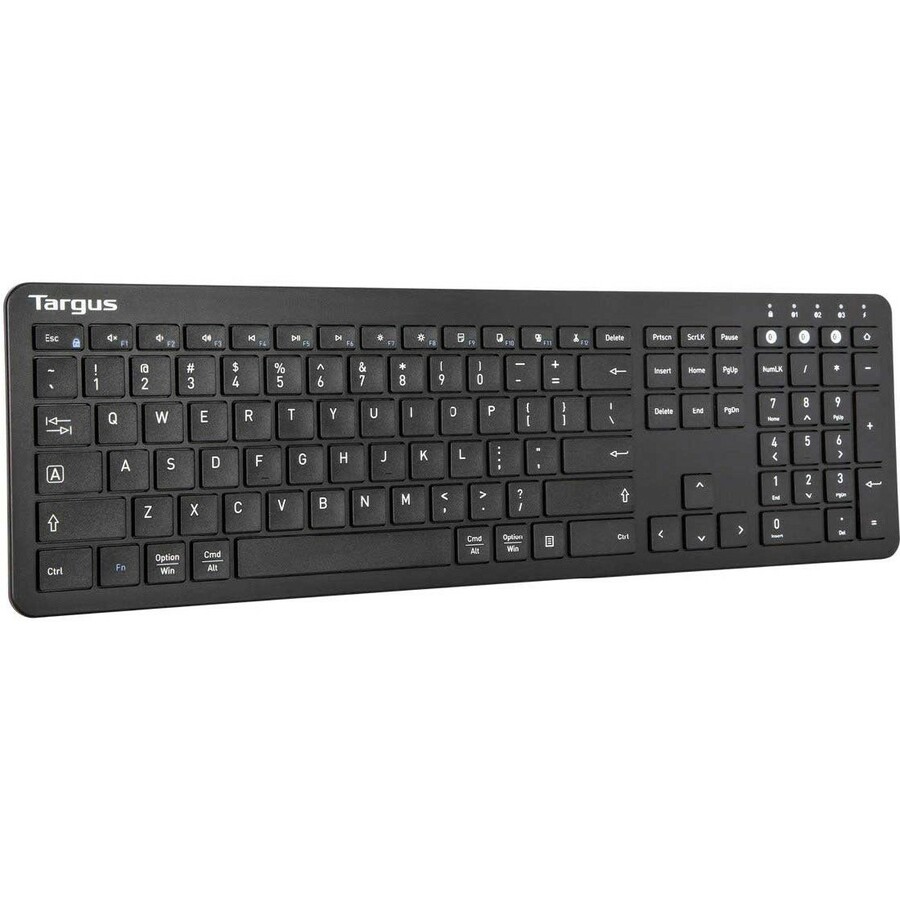 Targus Full-Size Multi-Device Bluetooth Antimicrobial Keyboard ...