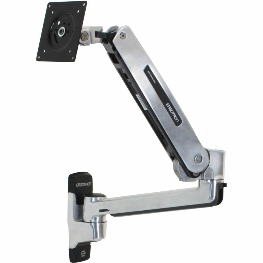Ergotron Wall Mount for Flat Panel Display - Polished Aluminum ...
