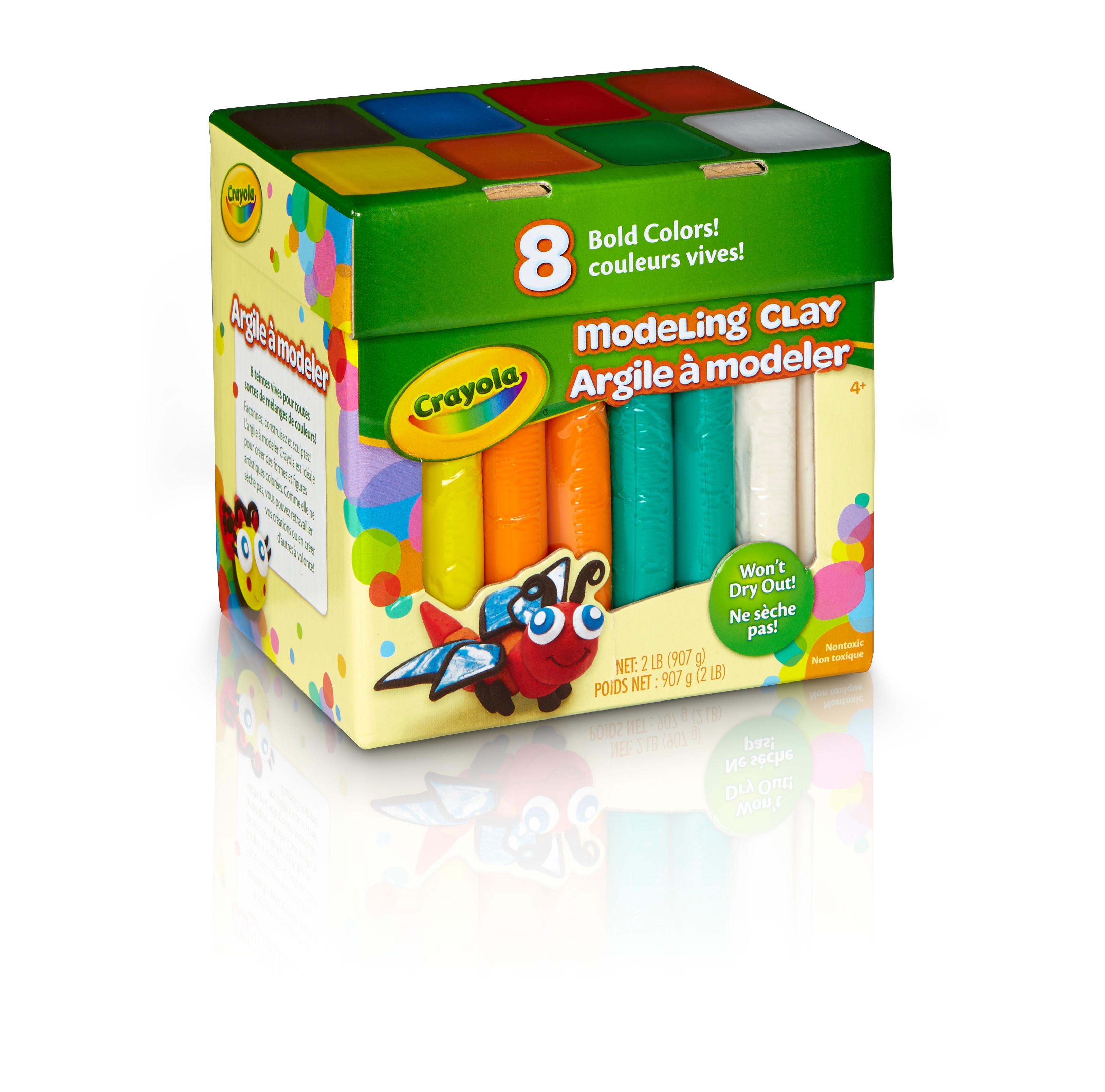 Crayola Modeling Clay Jumbo Pack 4oz 8/Pkg | OfficeSupply.com