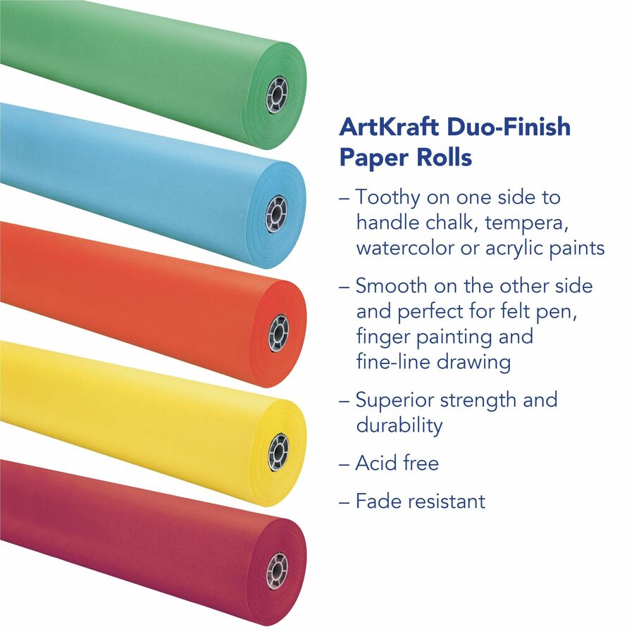 Pacon Spectra Art Kraft Roll, 36" x 1000', Bright Green | OfficeSupply.com