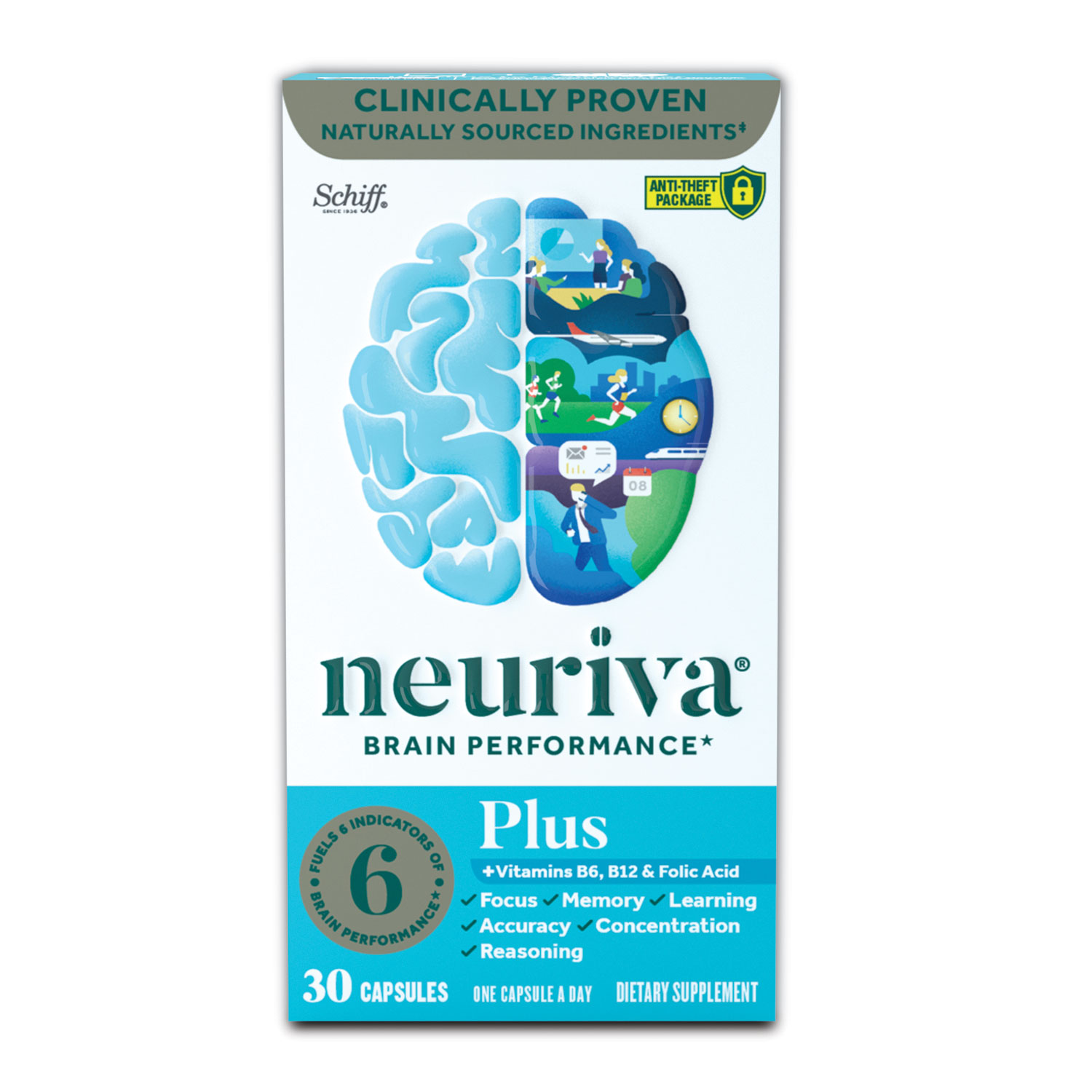 Neuriva Brain Performance Plus, 30 Count | OfficeSupply.com