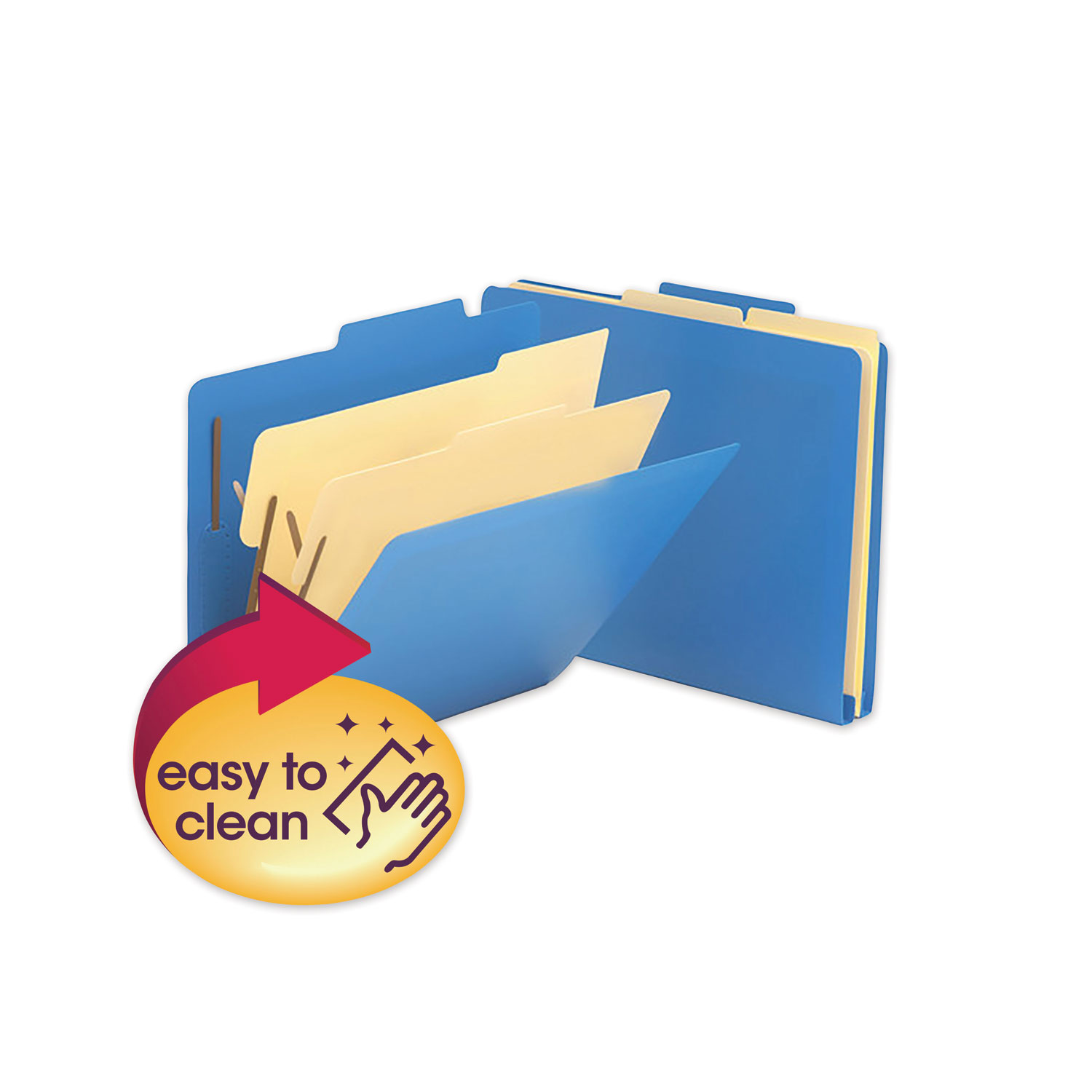 Smead Six-Section Poly Classification Folders, 2 Dividers, Letter Size ...