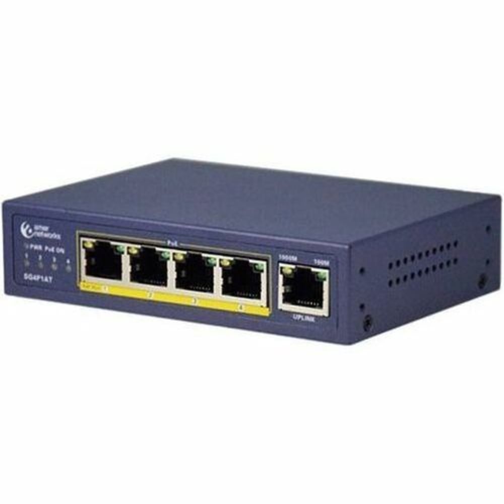 Amer Networks 5 port Gig Ethernet with 4 PoE at ports SG4P1AT - 5 port ...