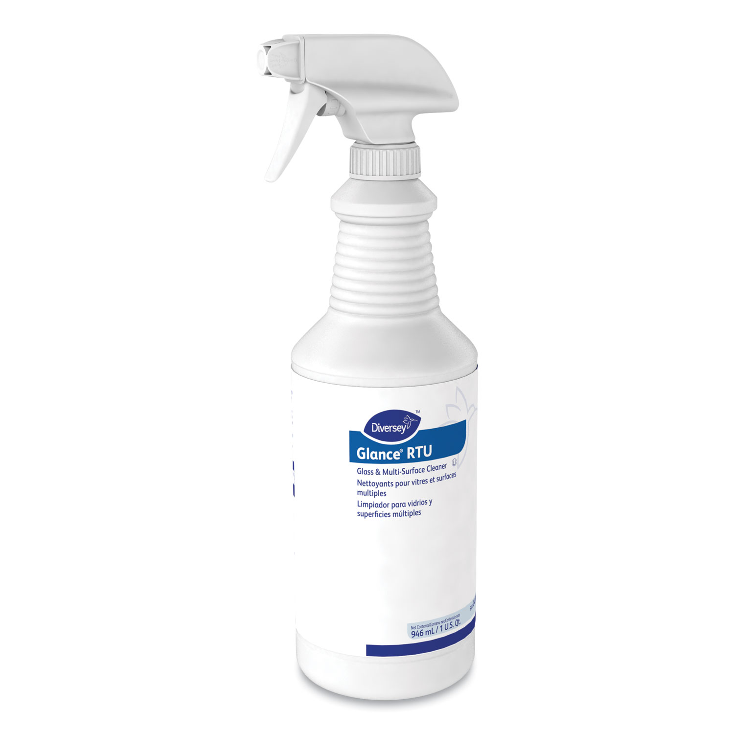 Diversey Glance Glass and Multi-Surface Cleaner, 12 Capped 32 oz ...