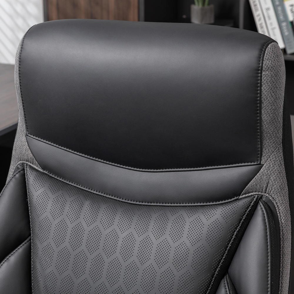 Shaquille O'Neal Maximos Big & Tall Ergonomic Vegan Leather High-Back ...