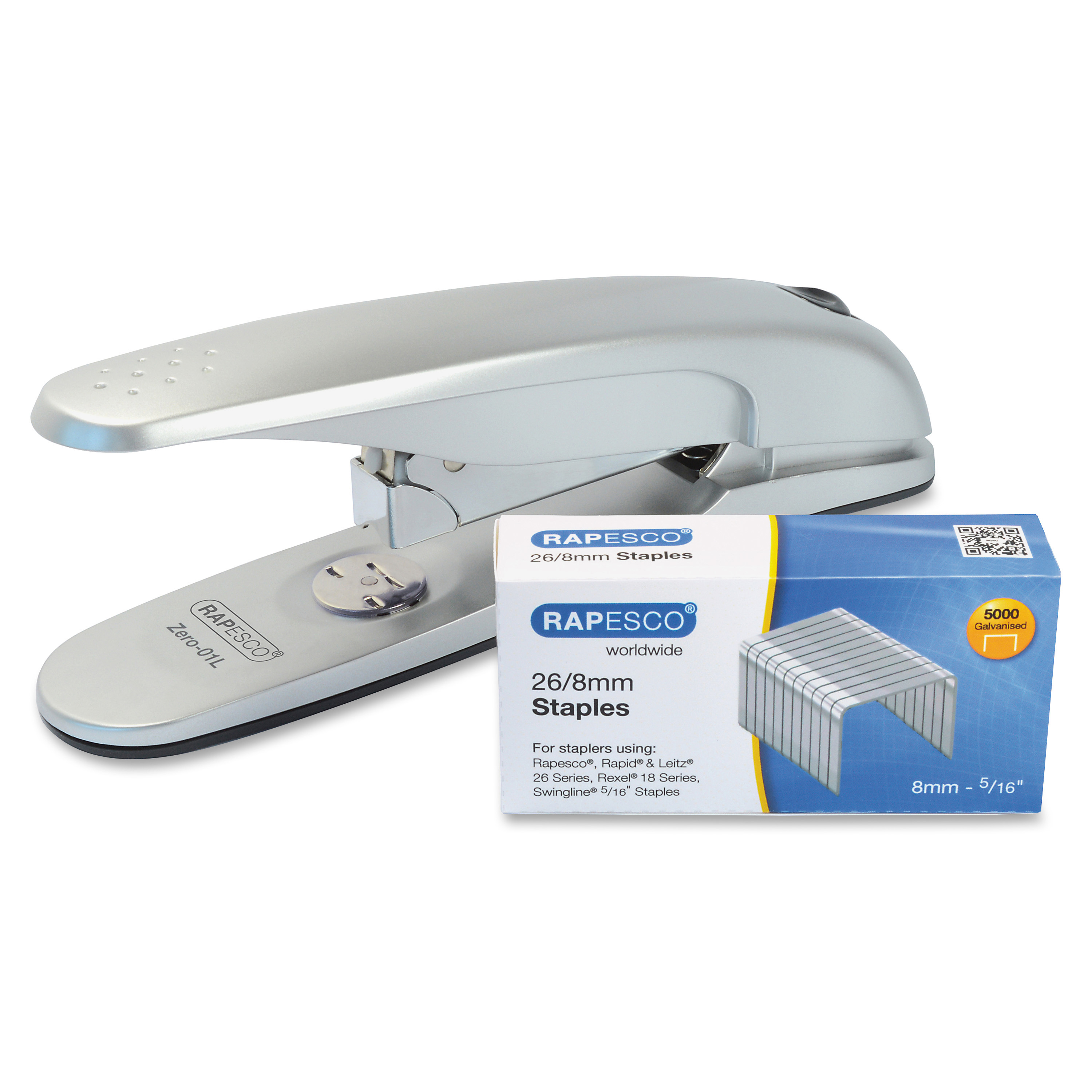 Rapesco Zero-01L Stapler with Staples Set | OfficeSupply.com
