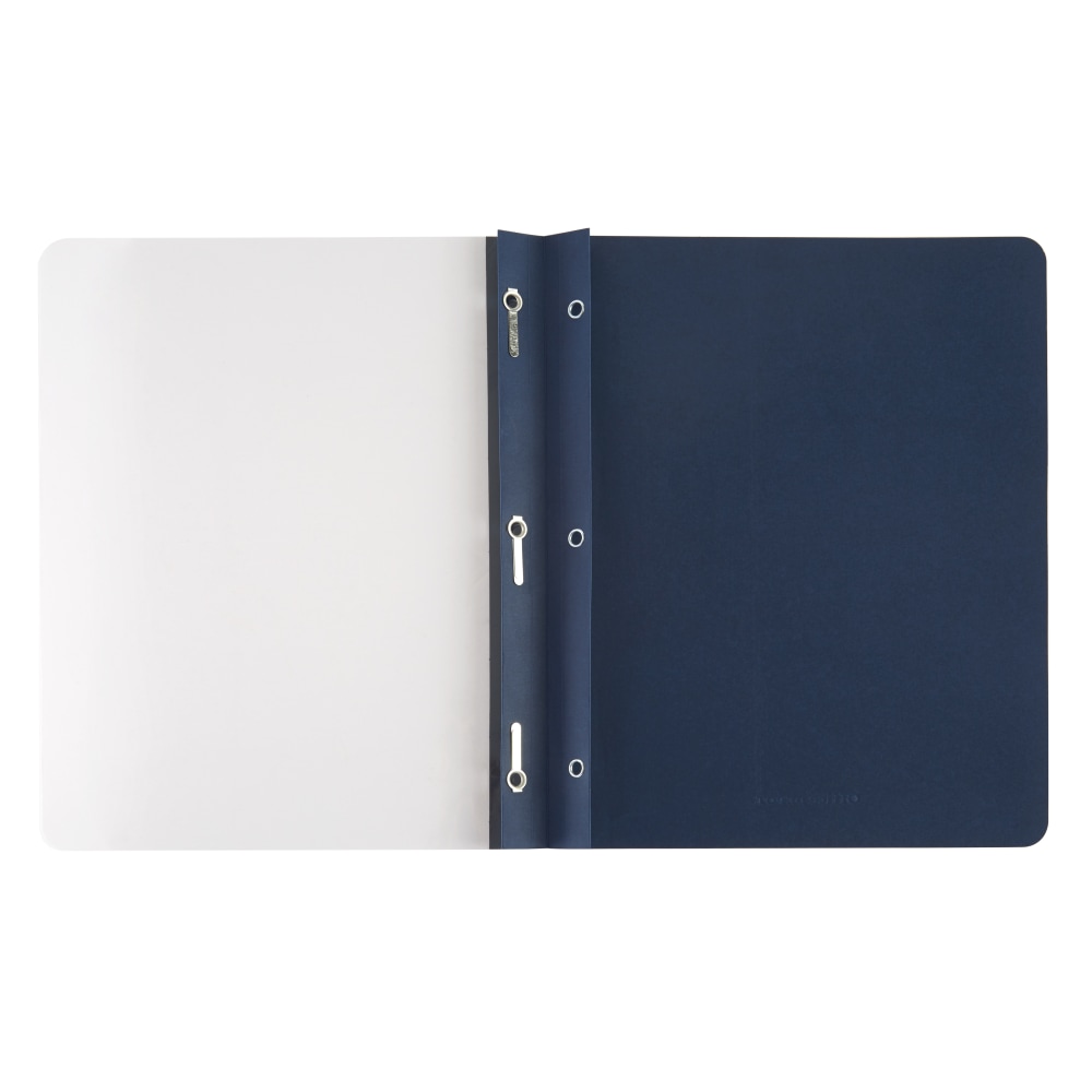 Clear-Front Report Covers, Dark Blue, Pack Of 10 | OfficeSupply.com