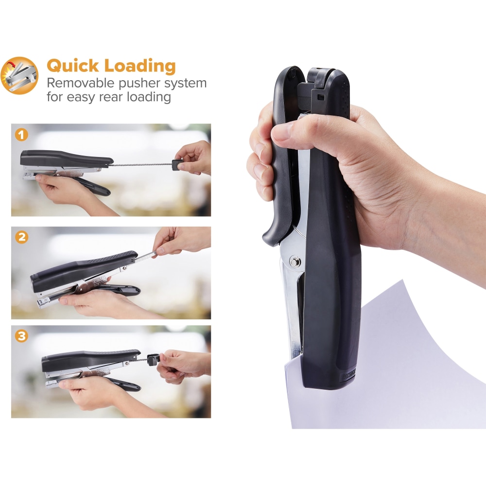 Bostitch B8 PowerCrown Xtreme Duty Plier Stapler, Black/Gray ...