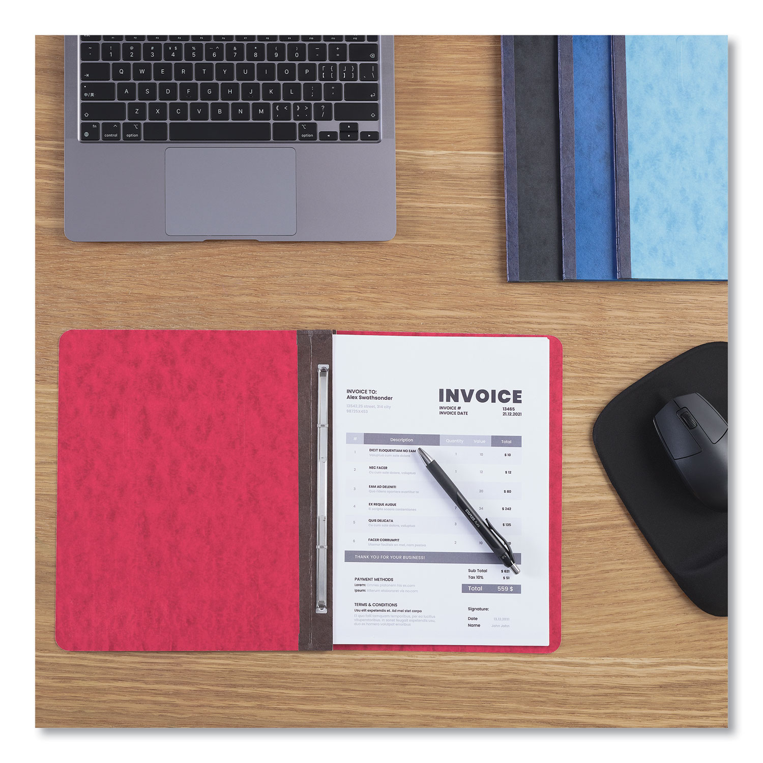 Universal Pressboard Report Cover, Two-Piece Prong Fastener, 3 ...