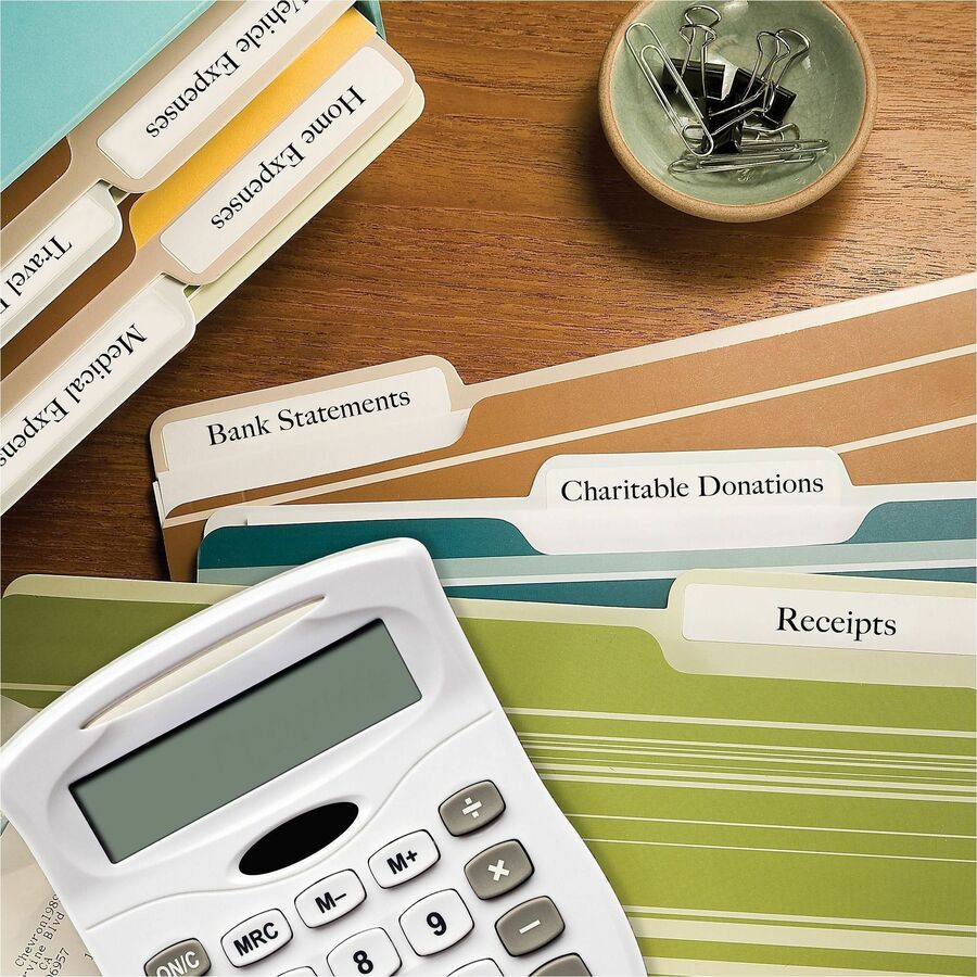 Avery TrueBlock File Folder Labels With Sure Feed Technology, 5366 ...