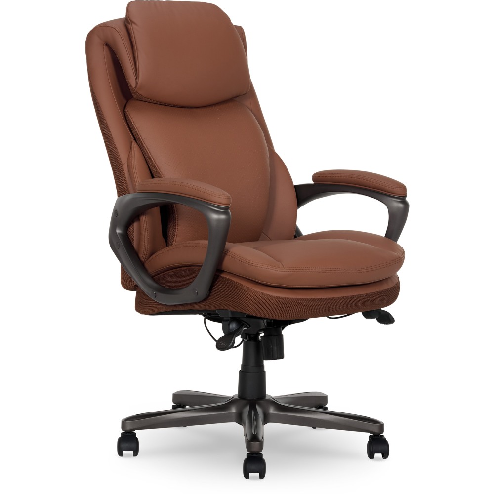 Serta Smart Layers Arlington AIR Ergonomic Bonded Leather High-Back ...