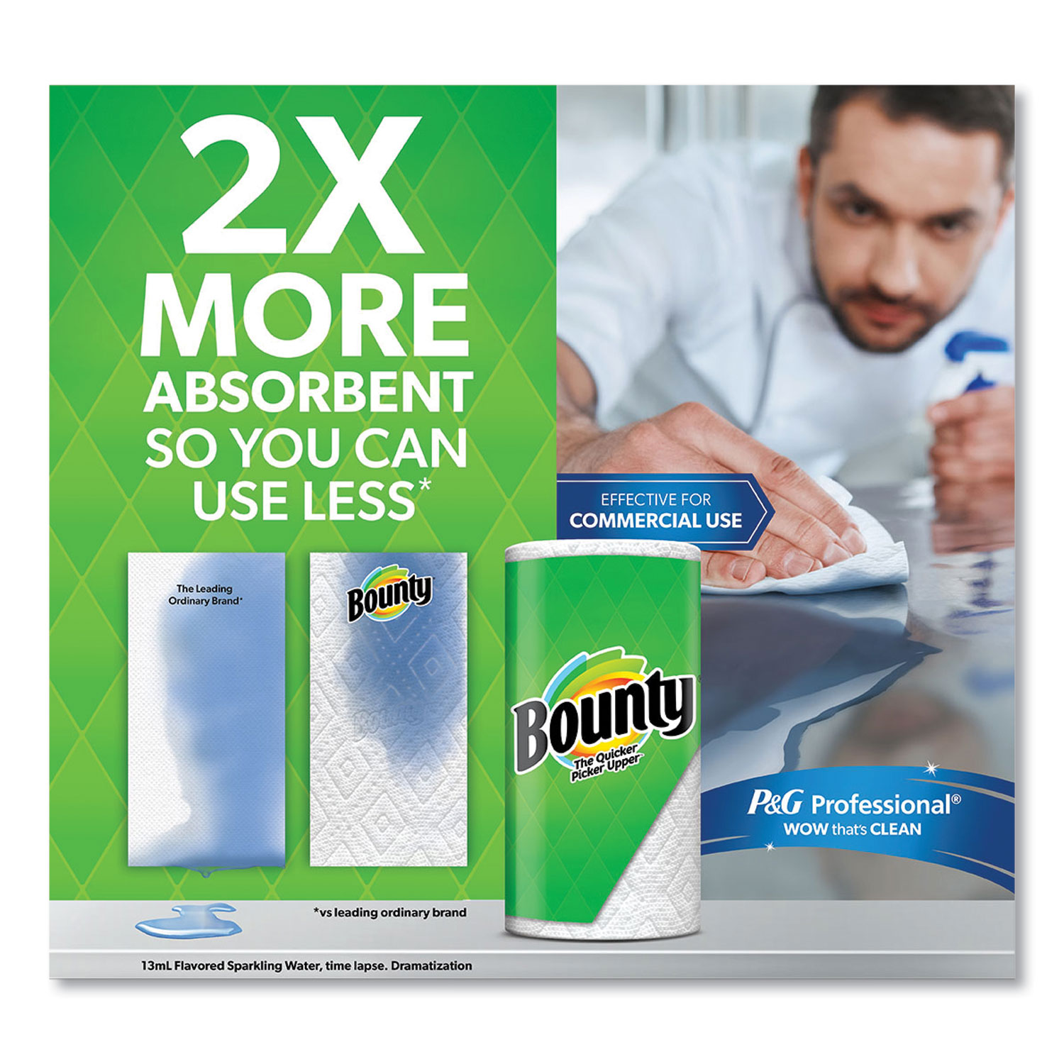 Bounty Select-A-Size 2-Ply Paper Towels, Double Rolls, 6