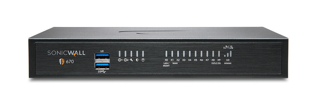 SonicWall TZ670 Network Security/Firewall Appliance | OfficeSupply.com