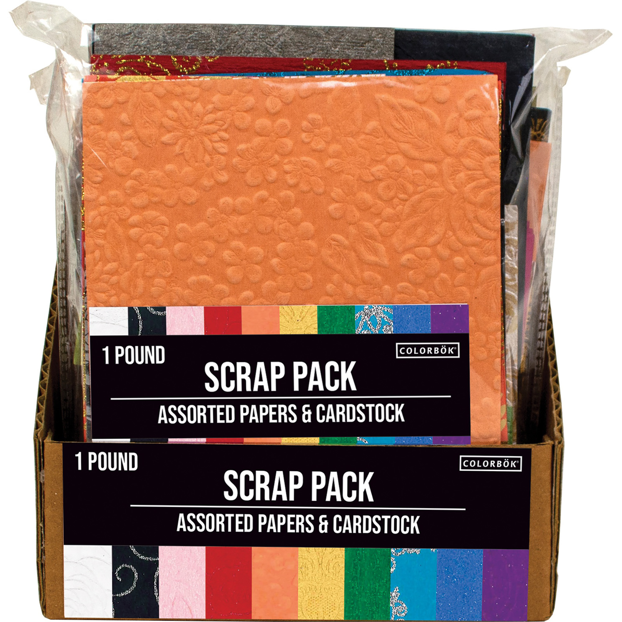 Colorbok Scrap Pack Paper 1lb Various Sizes | OfficeSupply.com