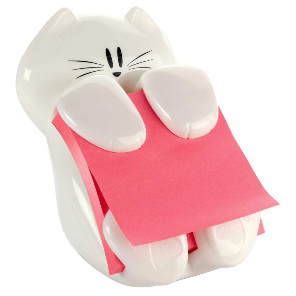 Post-it Notes Dispenser, 3 in x 3 in, 1 Dispenser, 1 Pad, 45 Sheets/Pad ...