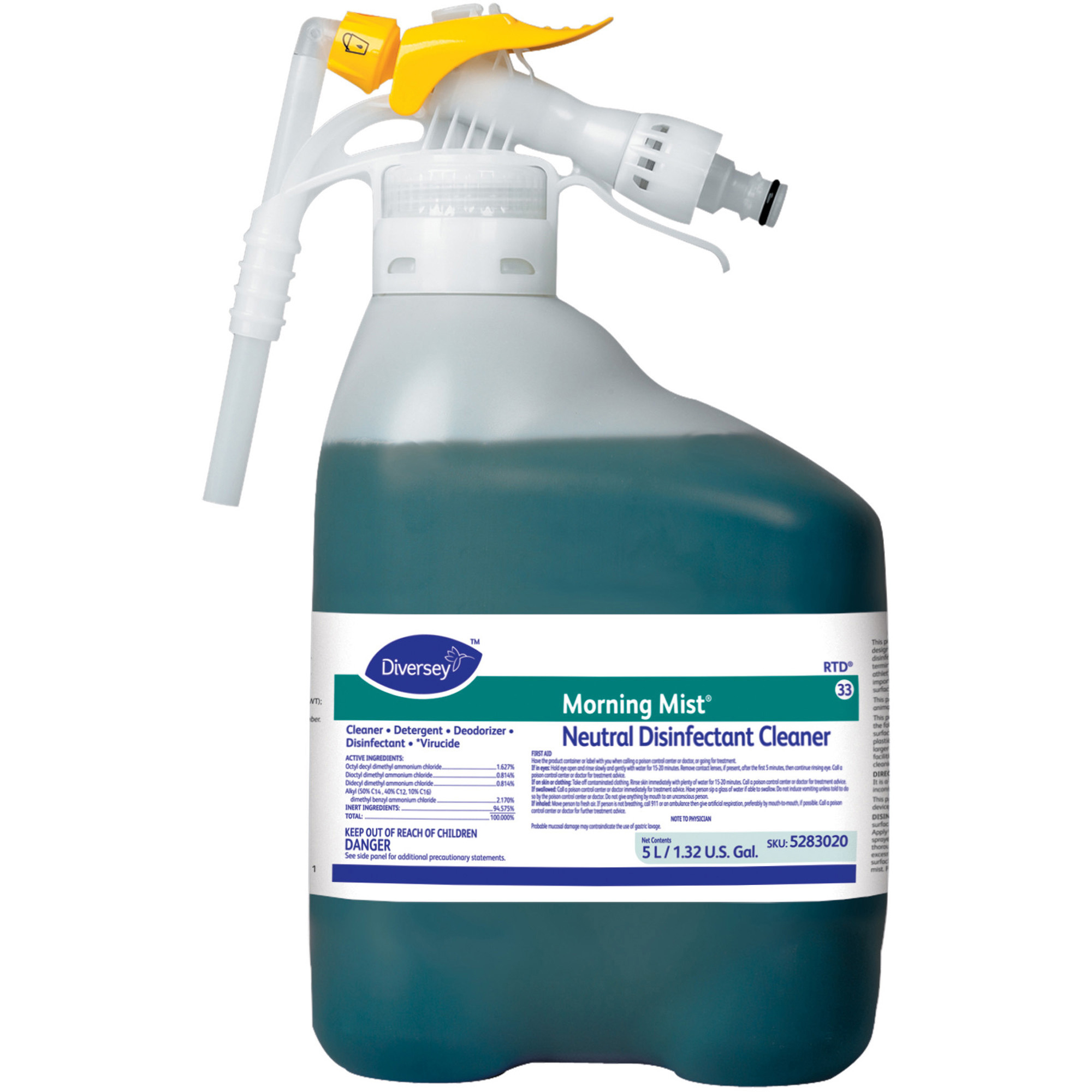Diversey Morning Mist Neutral Disinfectant Cleaner | OfficeSupply.com