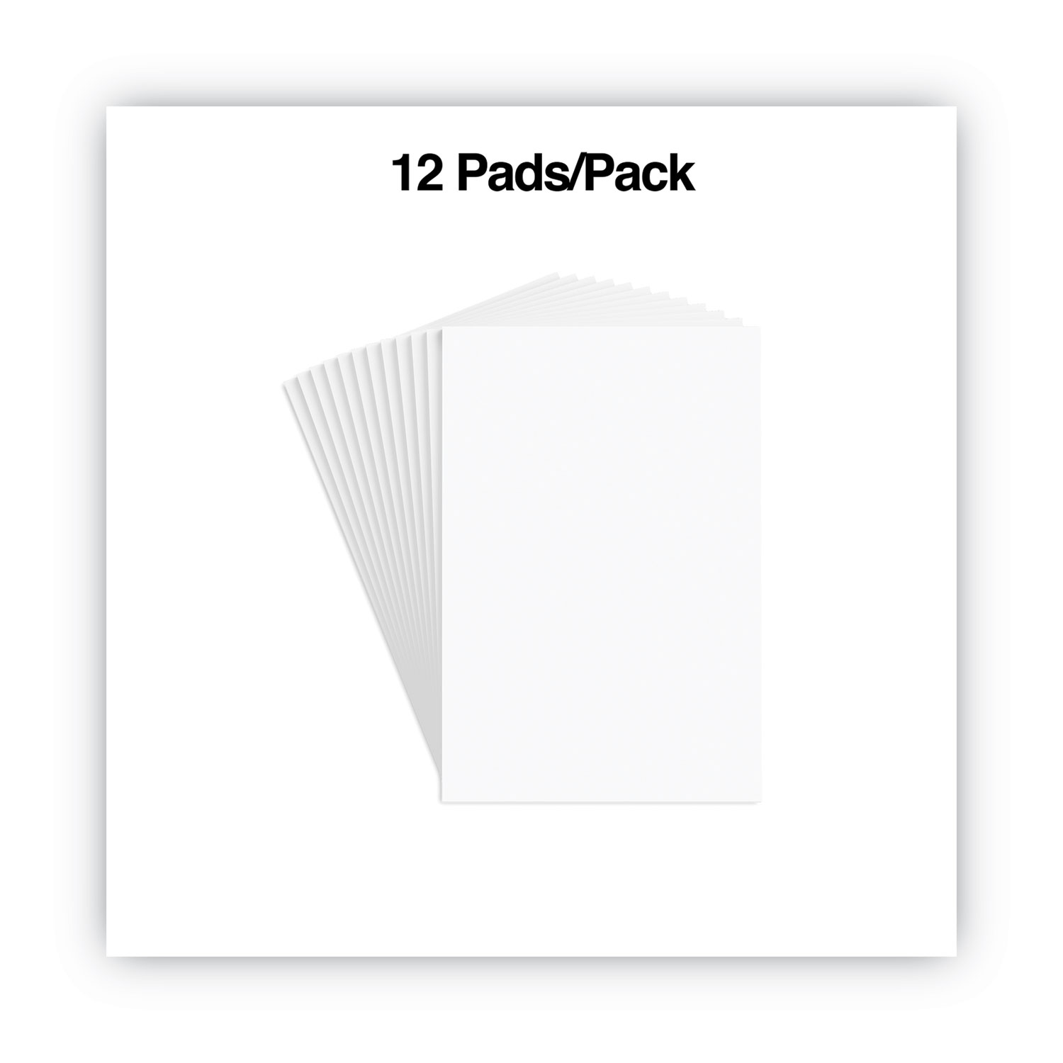 Universal Scratch Pads, Unruled, 4 x 6, White, 100 Sheets, 12/Pack ...