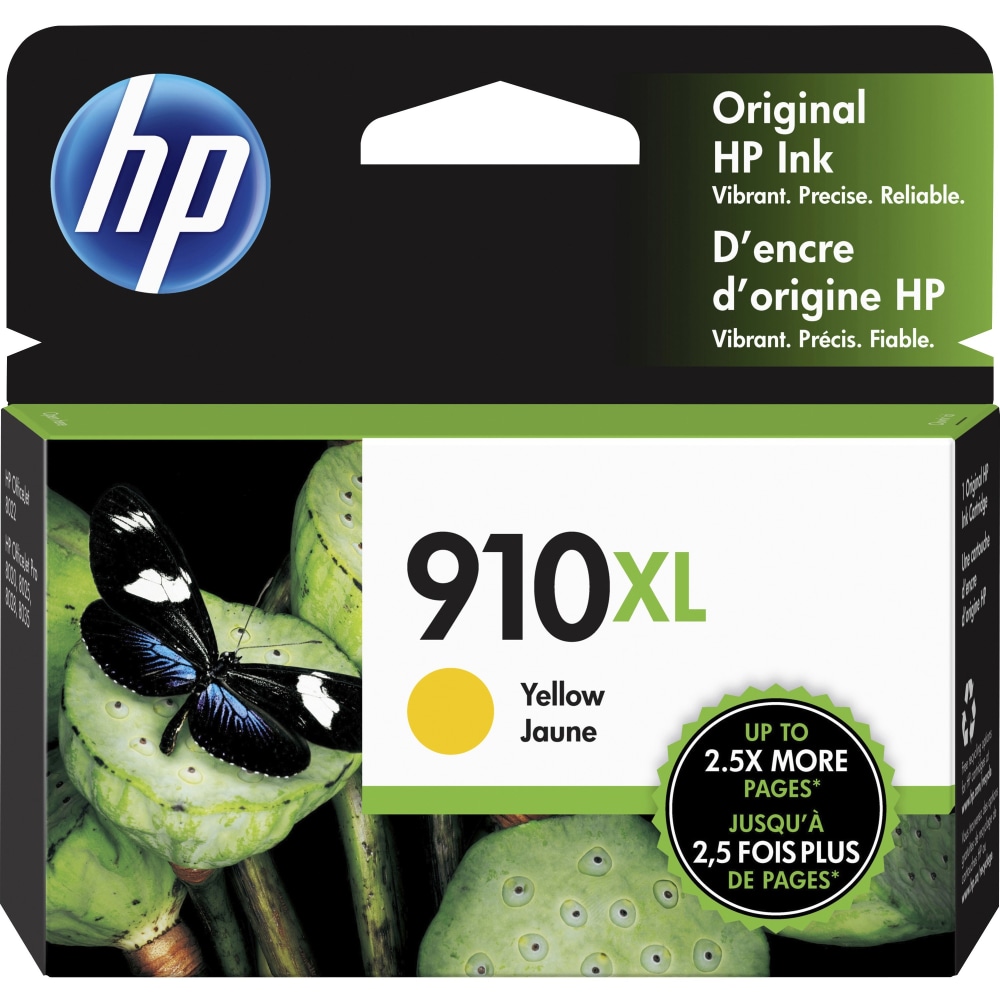 Original HP 910XL Yellow High-yield Ink Cartridge | For HP OfficeJet ...