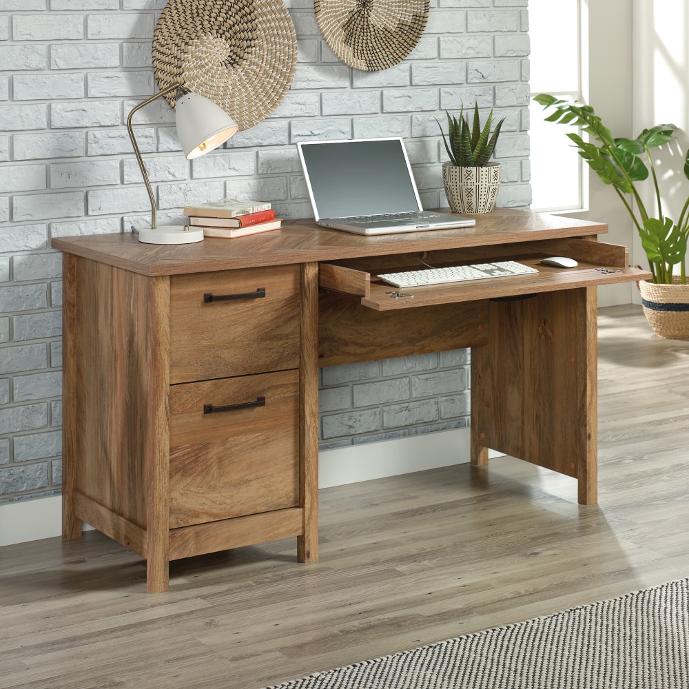 Sauder Cannery Bridge 53"W Computer Desk, Sindoori Mango | OfficeSupply.com
